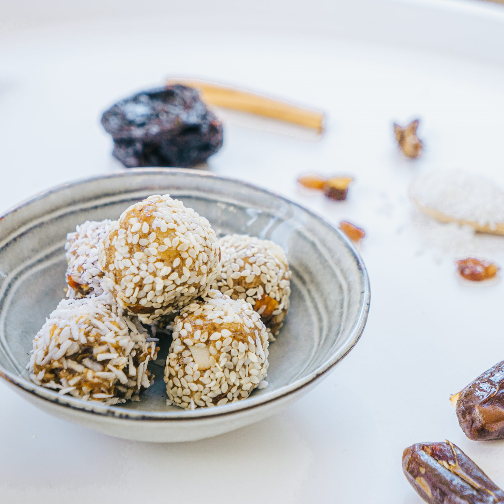Boules d'énergie aux fruits secs - Nathalie Faggianelli